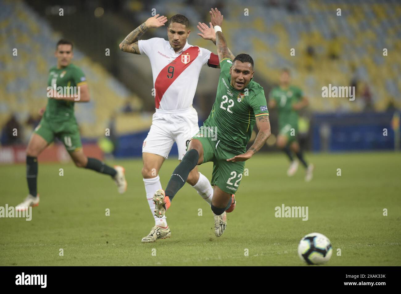 Rio de Janeiro-Brazil, June 8, 2021, Copa América football team ...