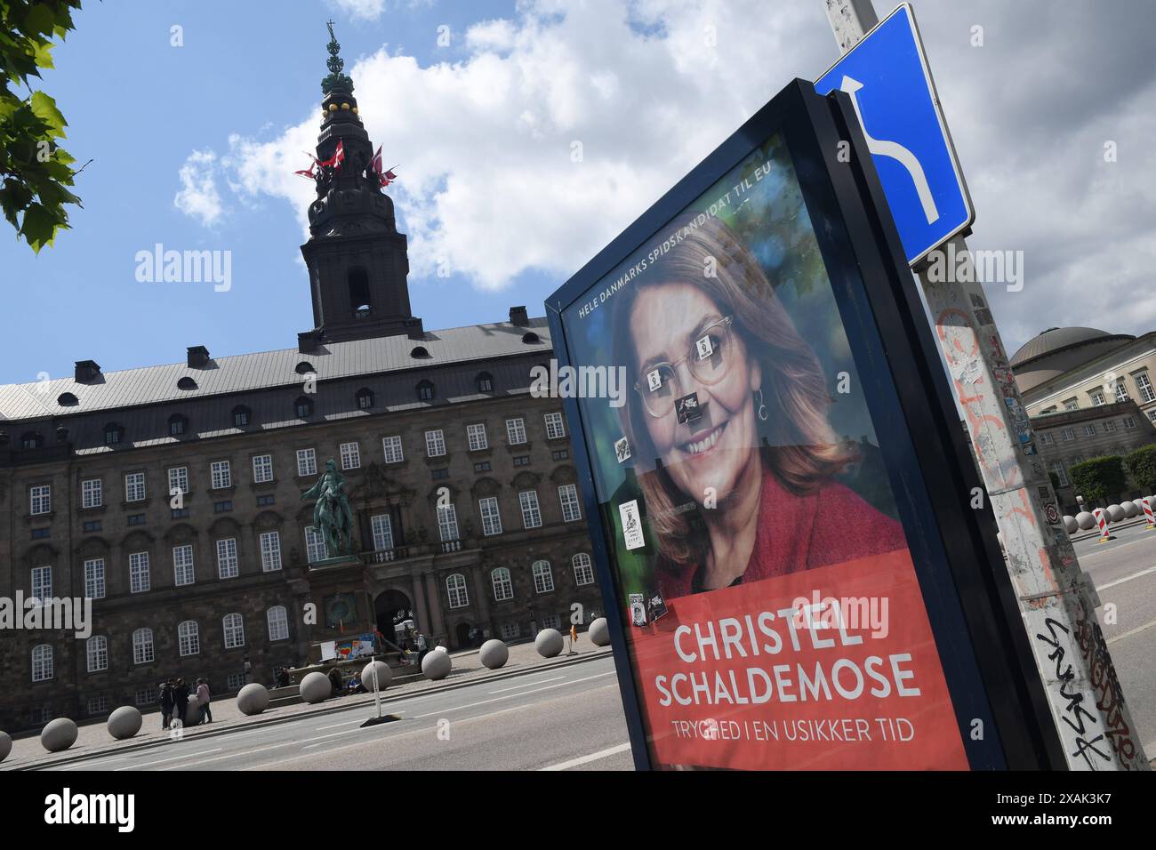 Copenhagen/ Denmark/07 jUNE 2024/ eu elections voting card & Various ...