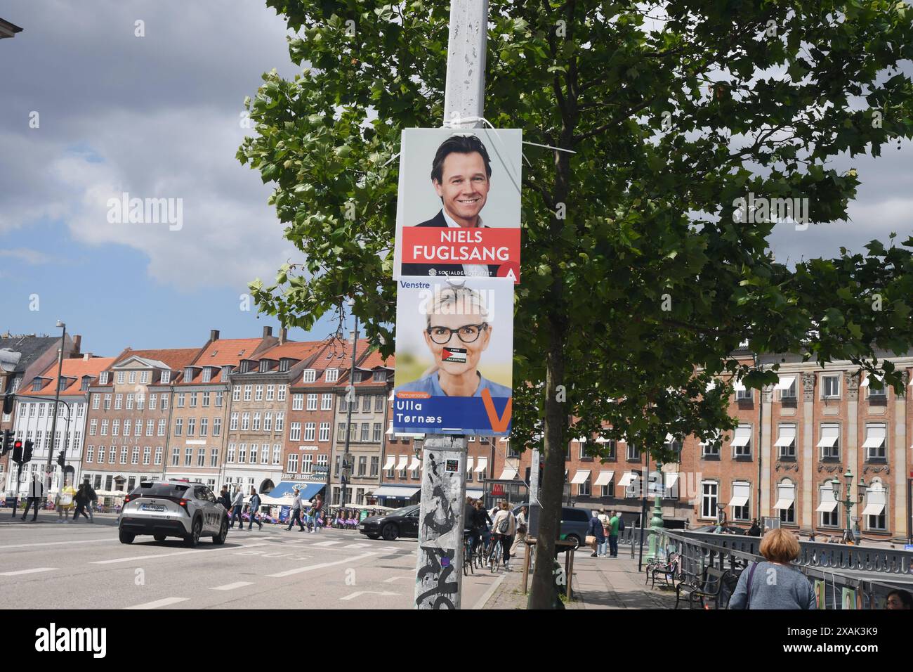 Copenhagen/ Denmark/07 jUNE 2024/ eu elections voting card & Various ...