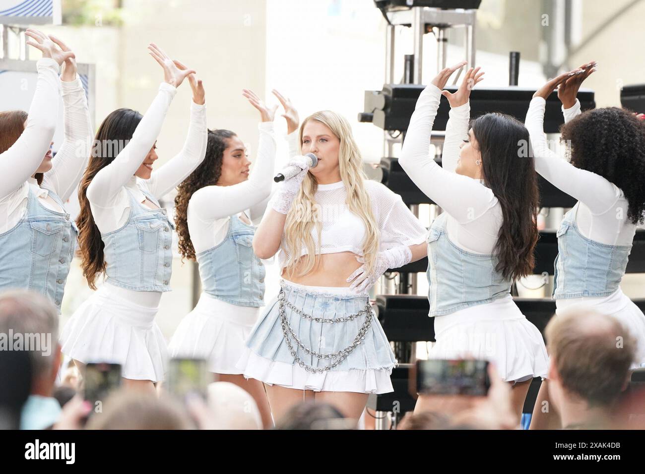Ny. 07th June, 2024. Meghan Trainor on stage for NBC Today Show Concert ...