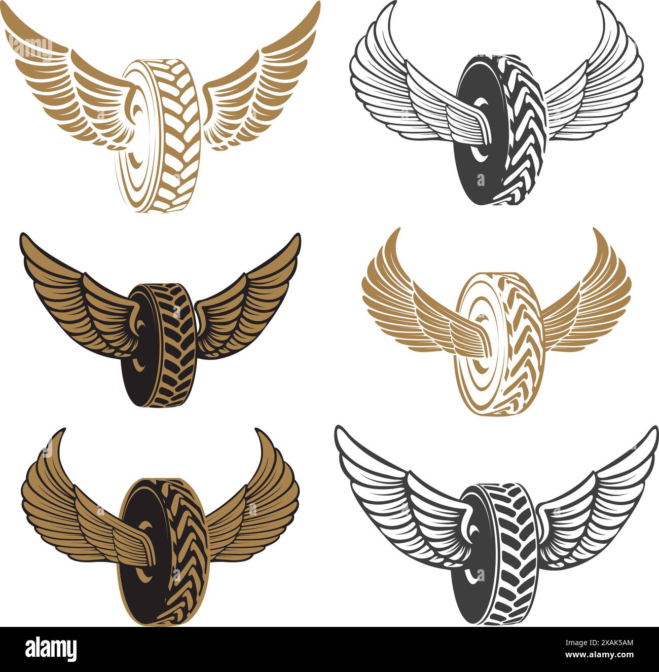 Winged wheels hi-res stock photography and images - Alamy