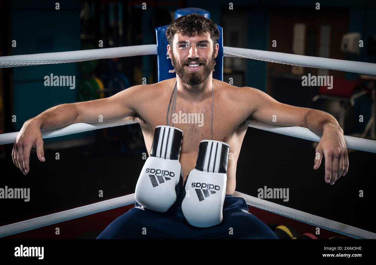 Pat Brown during the Team GB Paris 2024 boxing team announcement at the ...