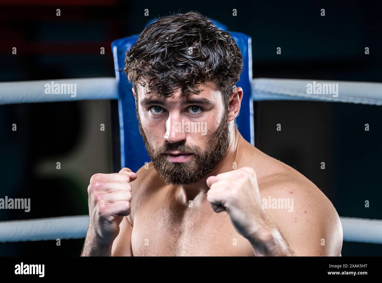 Pat Brown during the Team GB Paris 2024 boxing team announcement at the ...