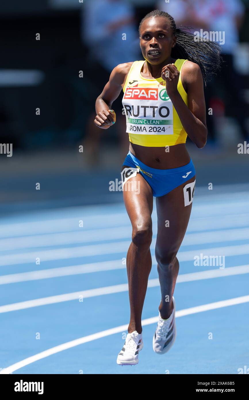 Rome, Italy. 07th June, 2024. ROME, ITALY - JUNE 7: Stella Rutto of ...