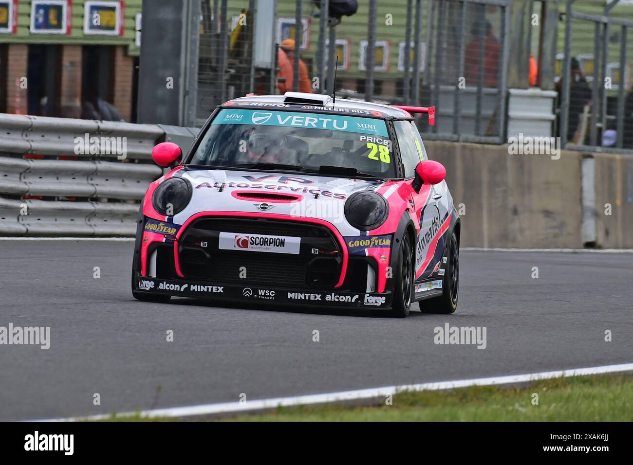 Josh Price, Excelr8 Motorsport, Vertu MINI Challenge 2024, twenty ...