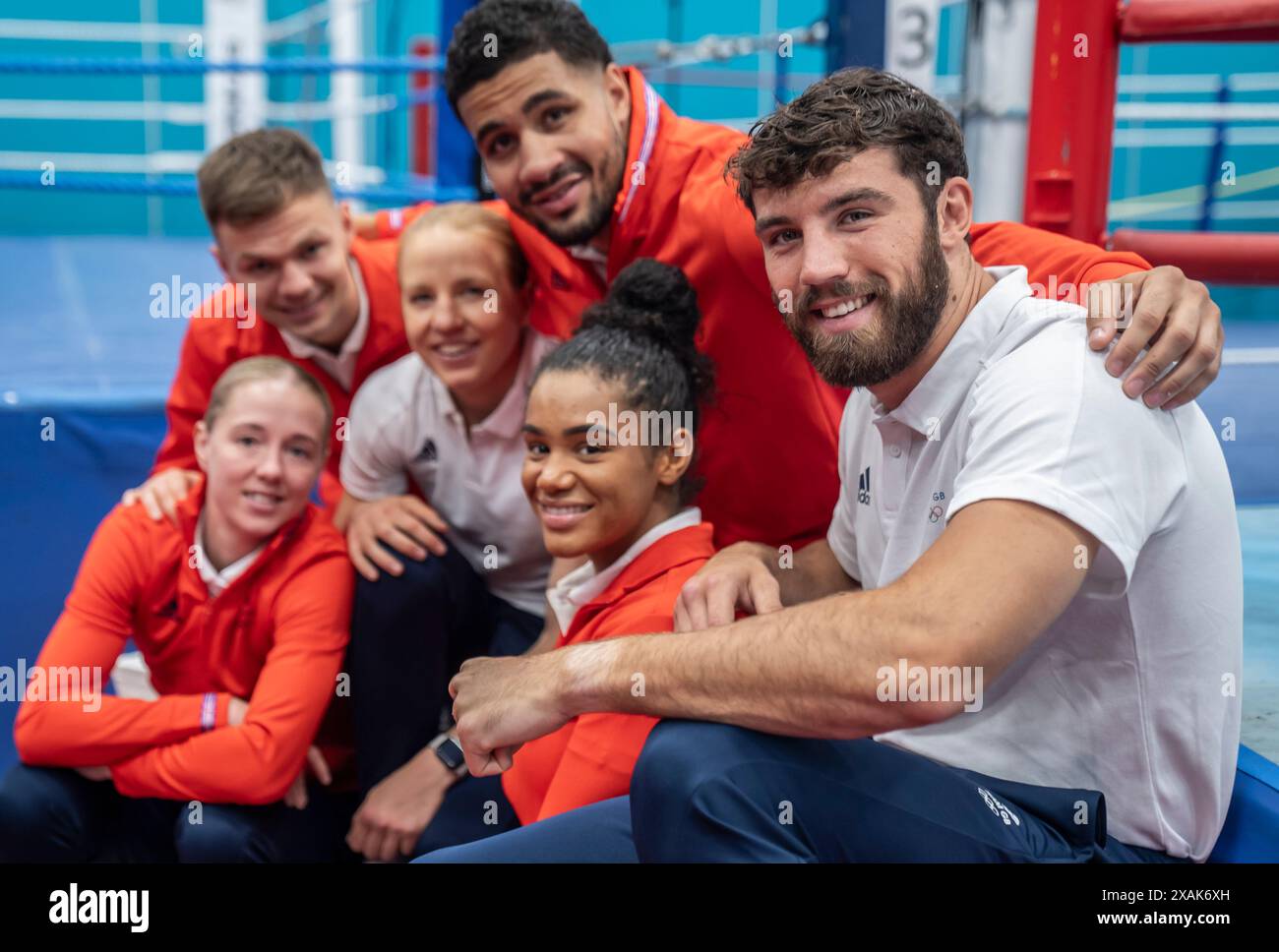 Team GB's Lewis Richardson, Charley Davison, Rosie Eccles, Delicious ...