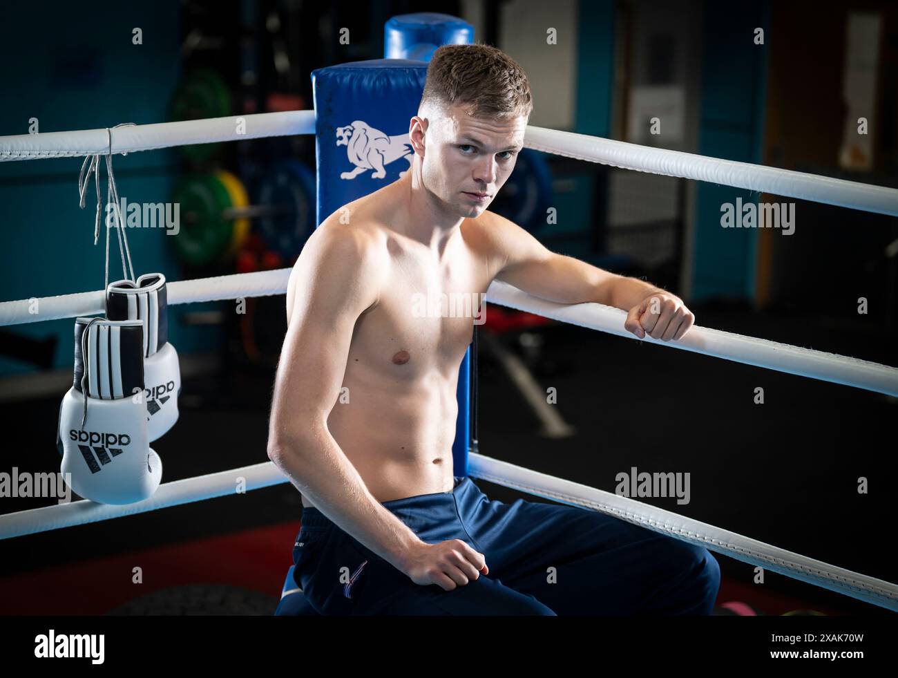 Lewis Richardson during the Team GB Paris 2024 boxing team announcement ...