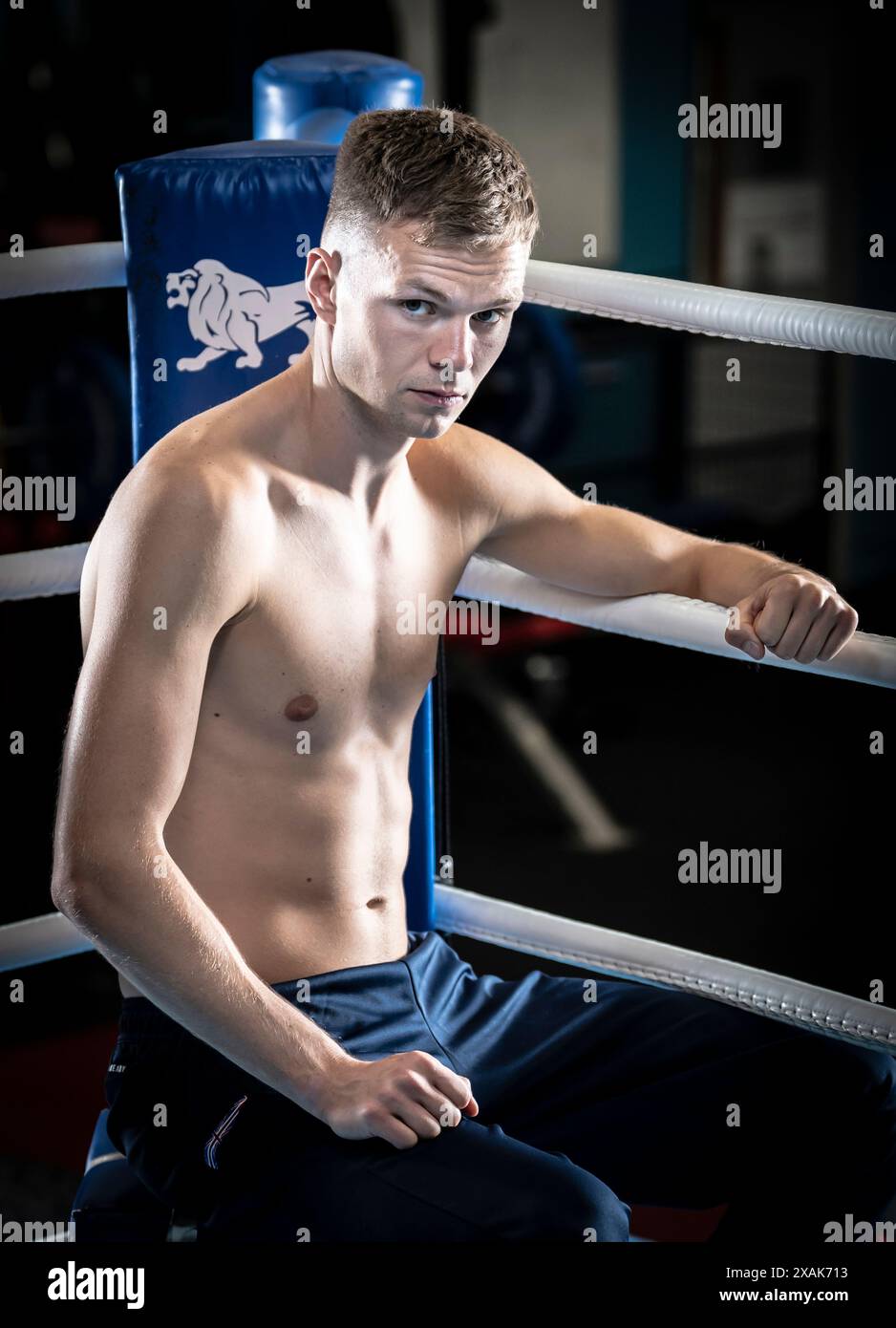 Lewis Richardson during the Team GB Paris 2024 boxing team announcement ...
