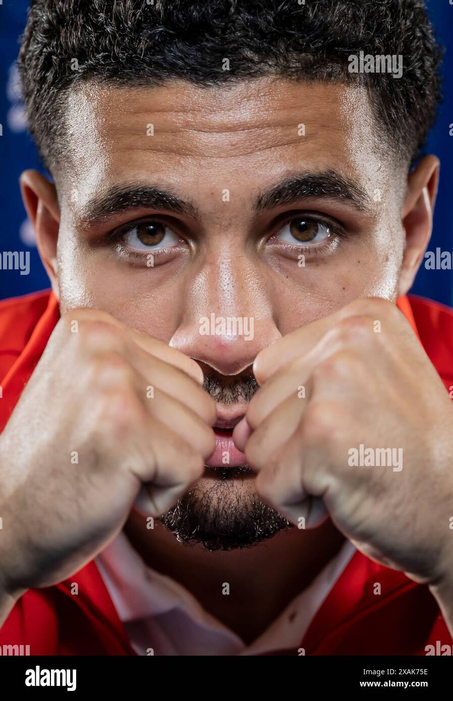 Delicious Orie during the Team GB Paris 2024 boxing team announcement ...