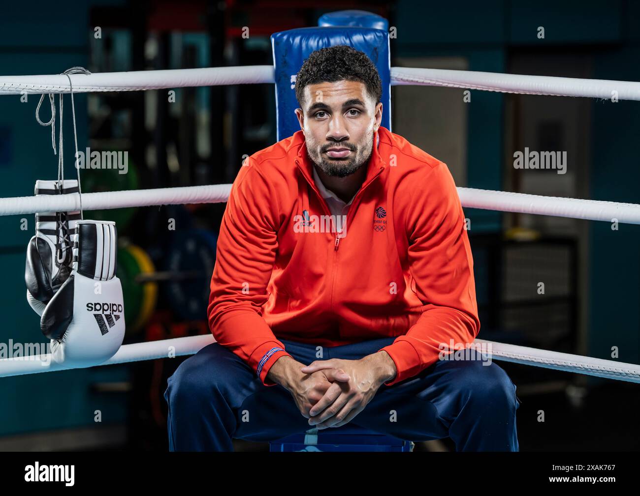 Delicious Orie during the Team GB Paris 2024 boxing team announcement ...