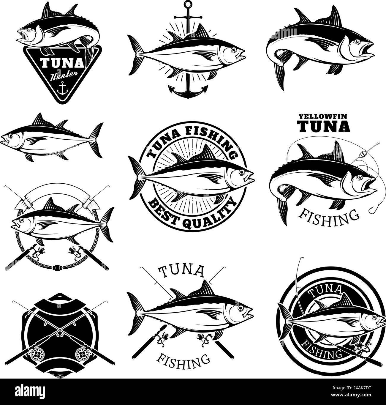 Spearfish illustration Cut Out Stock Images & Pictures - Alamy