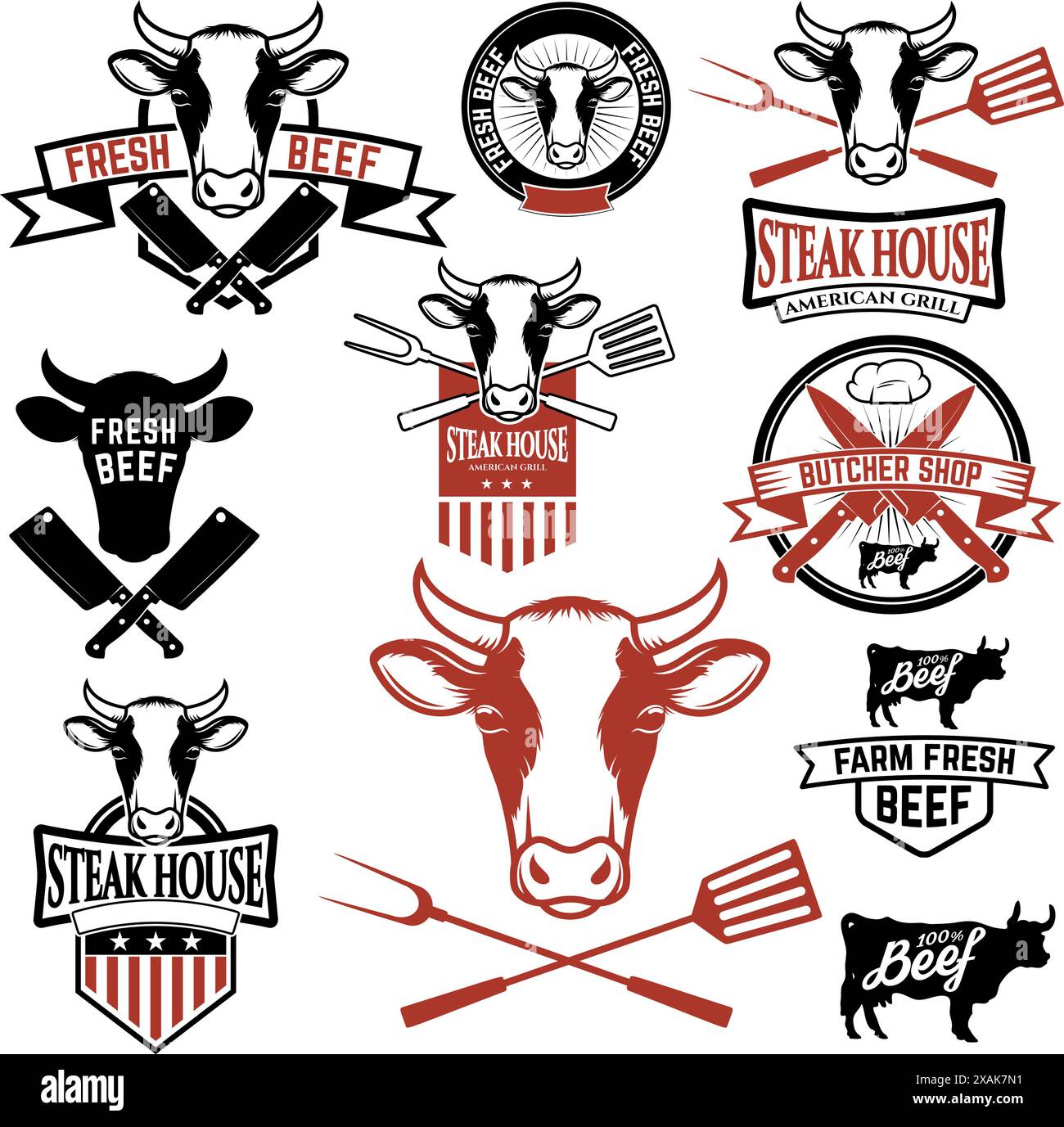 Cow mark Cut Out Stock Images & Pictures - Alamy