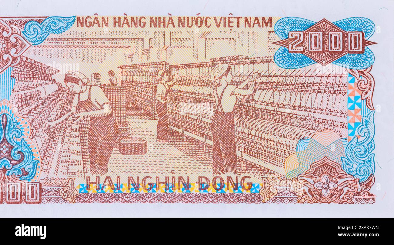 Vietnamese dong banknotes hi-res stock photography and images - Alamy