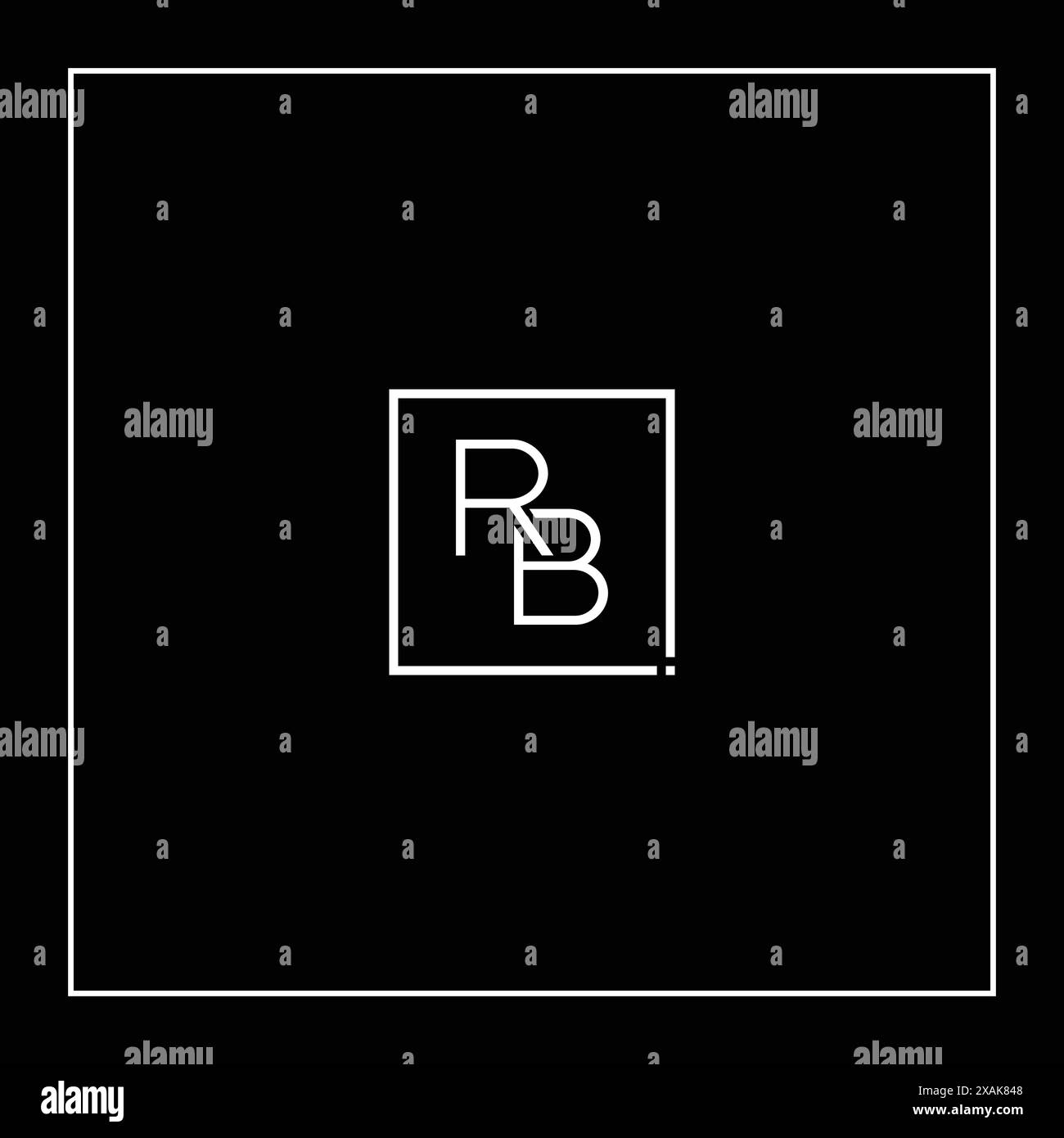 Rb letter logo vector hi-res stock photography and images - Alamy