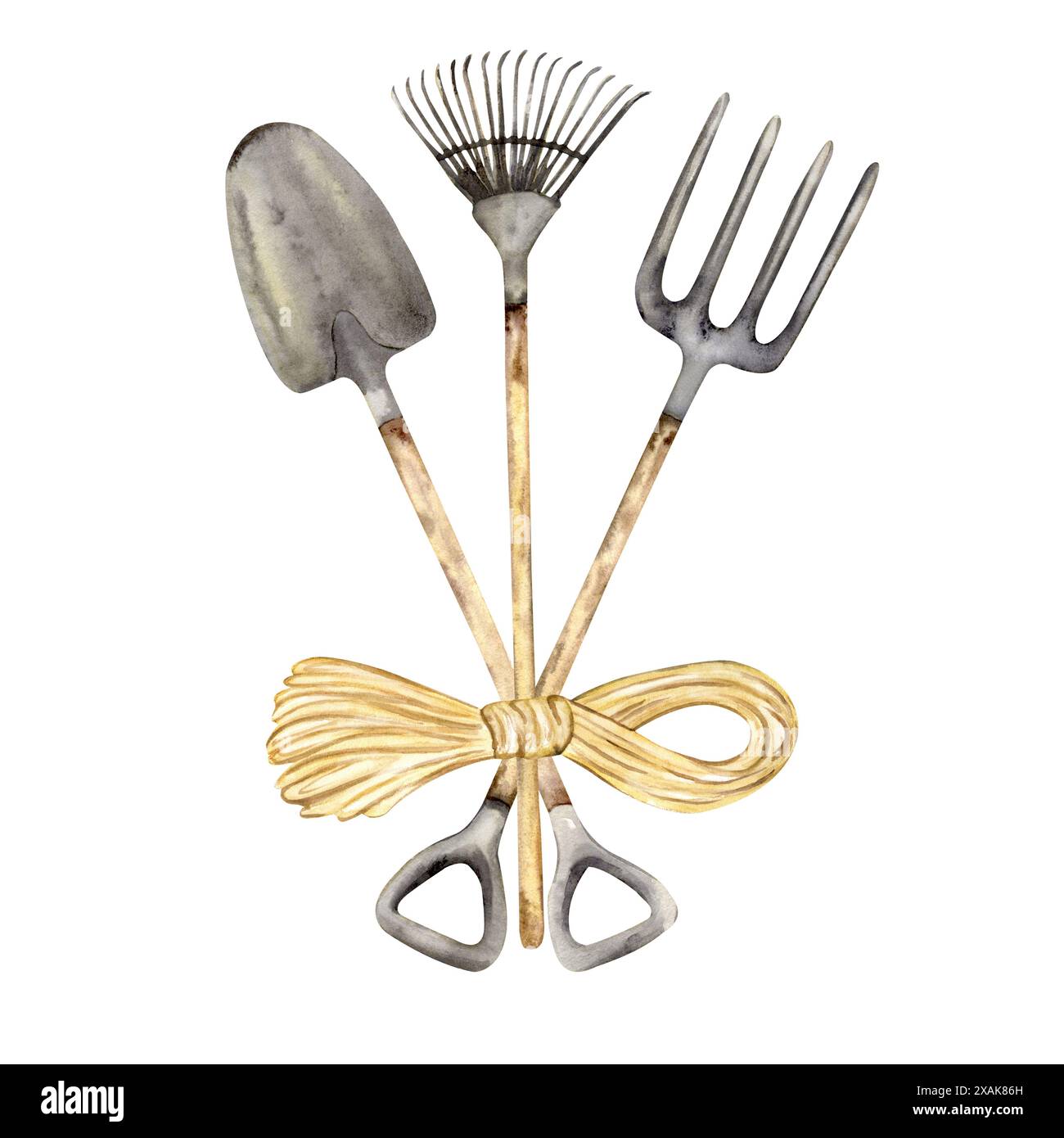 Set tools greeting card Cut Out Stock Images & Pictures - Alamy