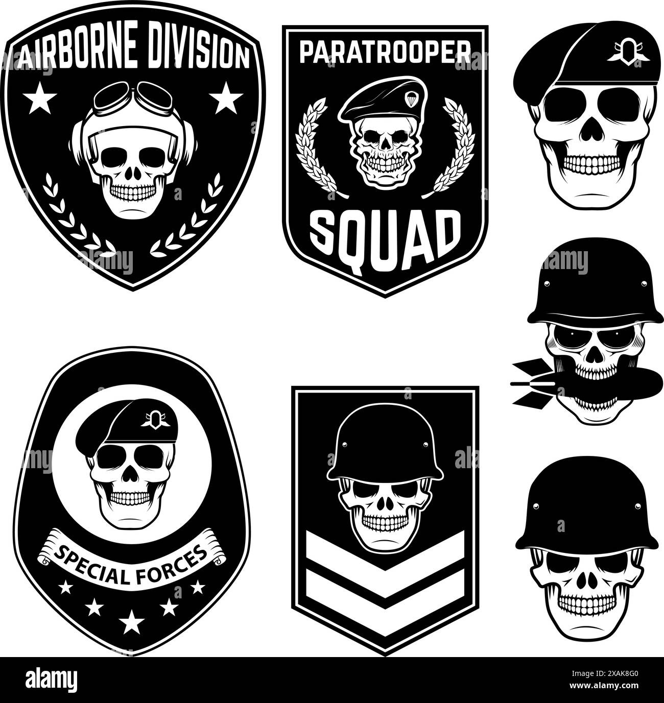 Military arrow emblem Black and White Stock Photos & Images - Alamy