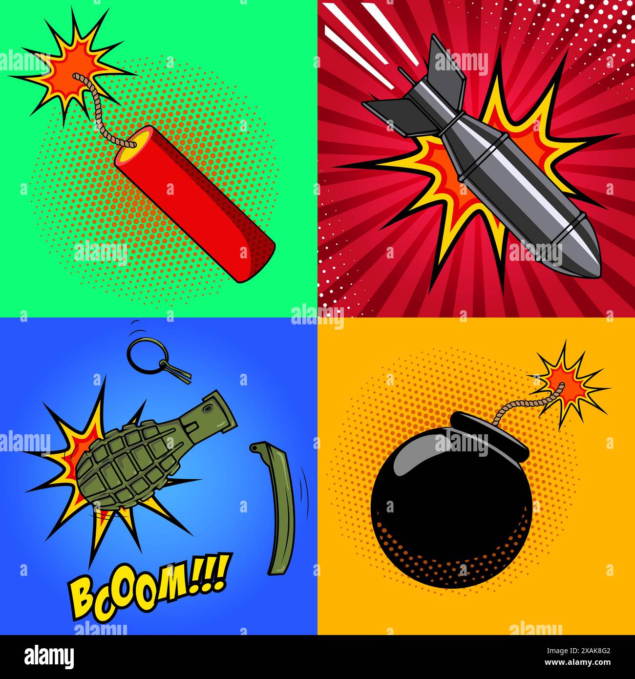 Pop art comic soldier hi-res stock photography and images - Alamy