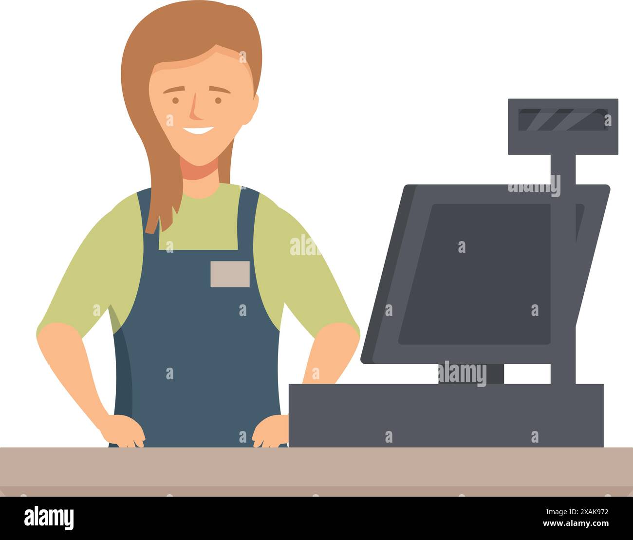 Woman store receipt Stock Vector Images - Alamy