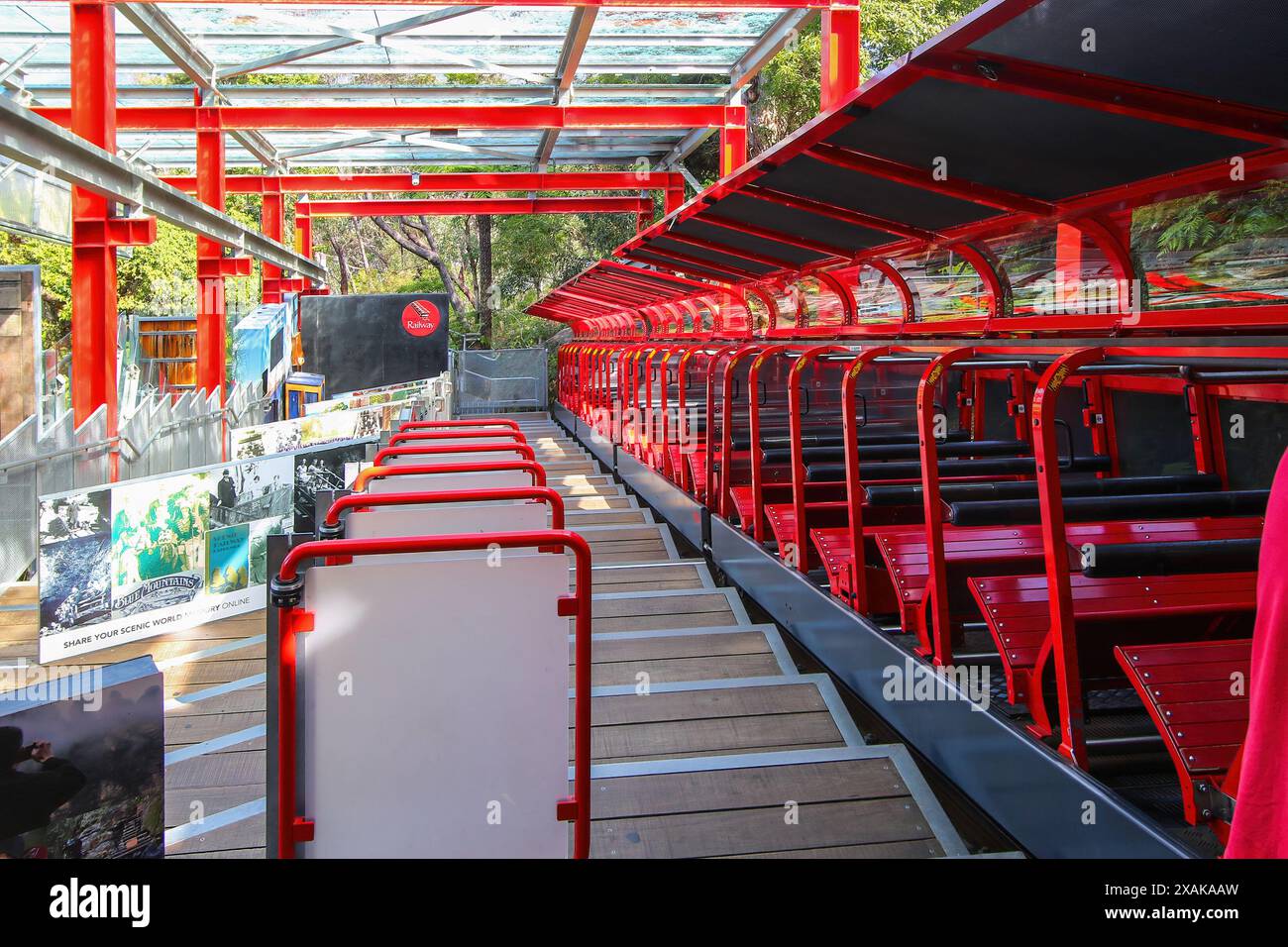 Katoomba, Australia - March 2, 2023 : Bottom station of the Scenic ...