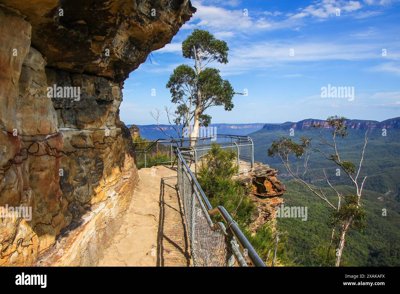 Prince Henry Cliff Walk from Katoomba to the Three Sisters rock ...