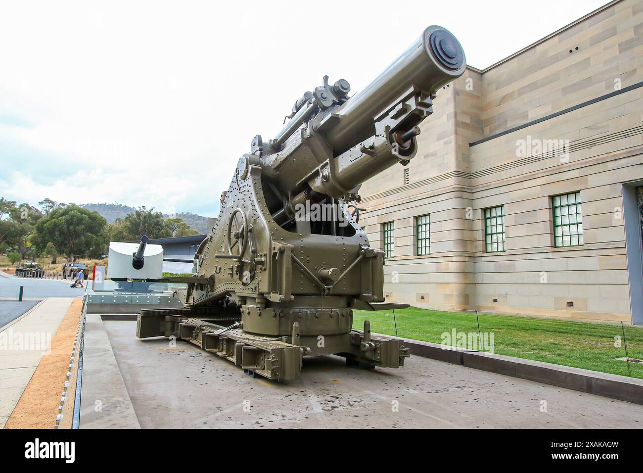 Canon outside the Australian War Memorial in Campbell near Canberra ...