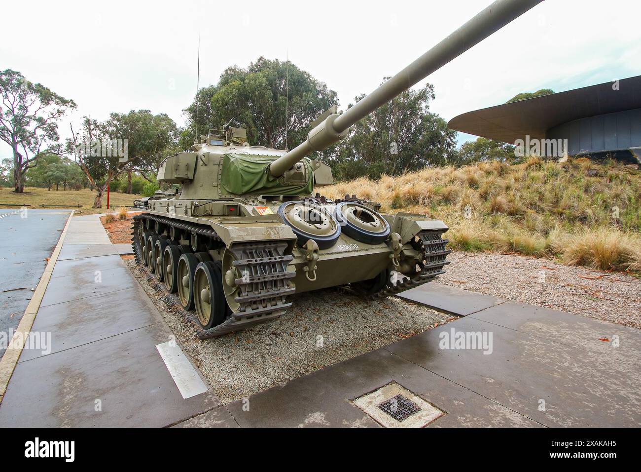 Centurion tank outside the Australian War Memorial in Campbell near ...