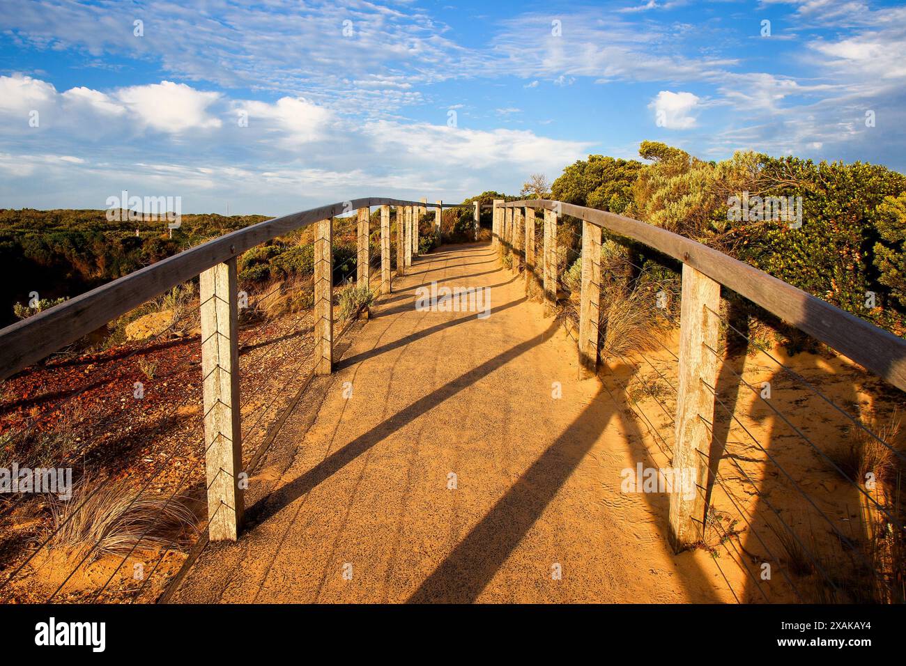 Footpath near the Loch Ard Gorge in the Twelve Apostles Marine National ...
