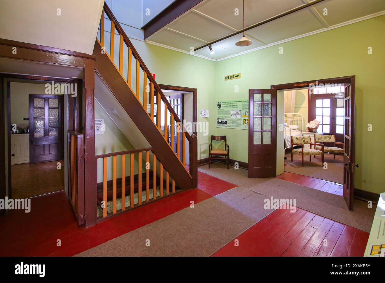 Lobby of the Adelaide House Museum on Todd Mall in downtown Alice ...