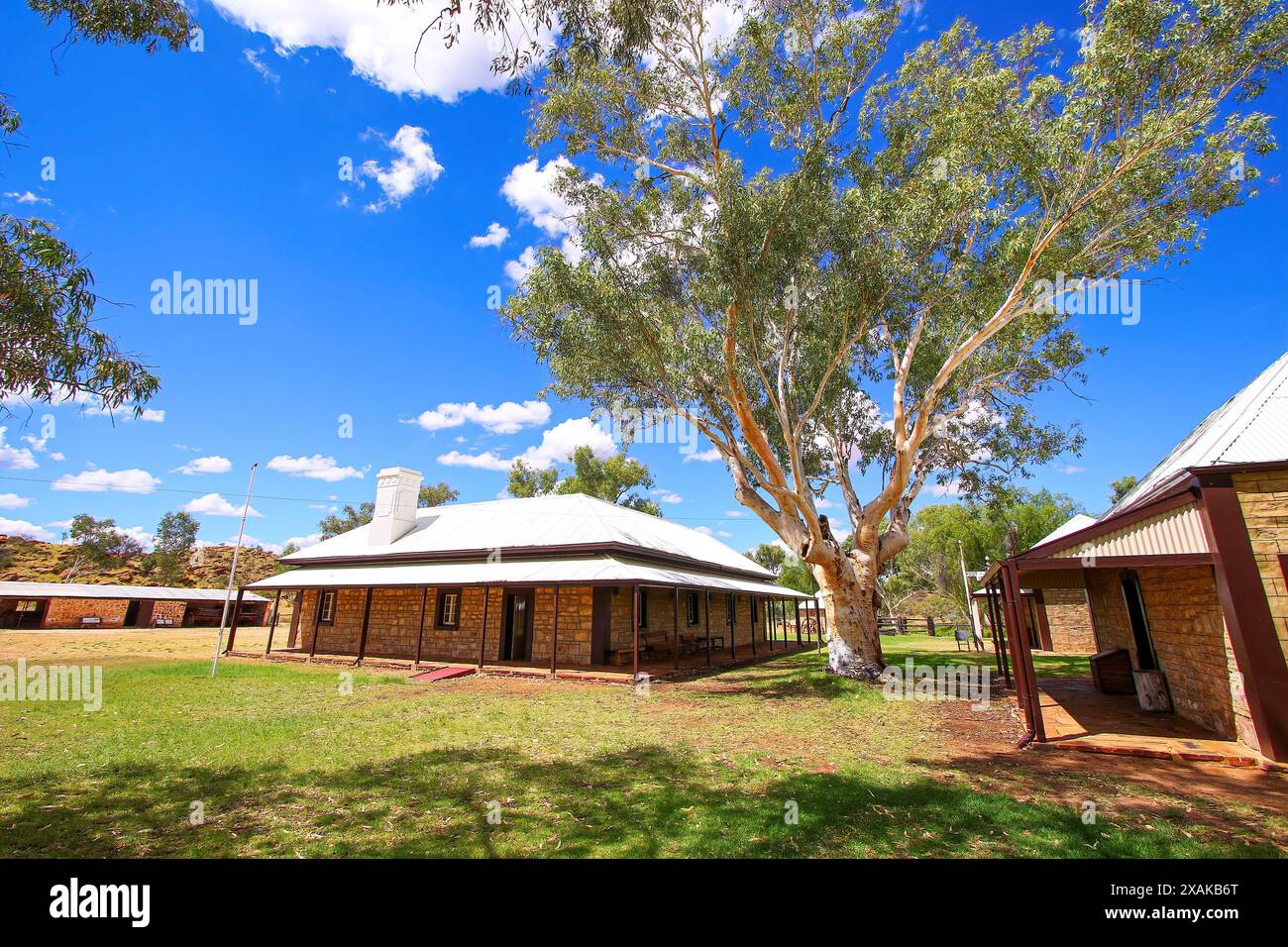 Old buildings of the Alice Springs Telegraph Station Historical Reserve ...