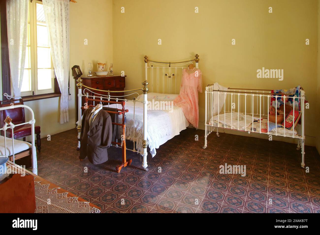 Vintage bedroom in the Alice Springs Telegraph Station Historical ...