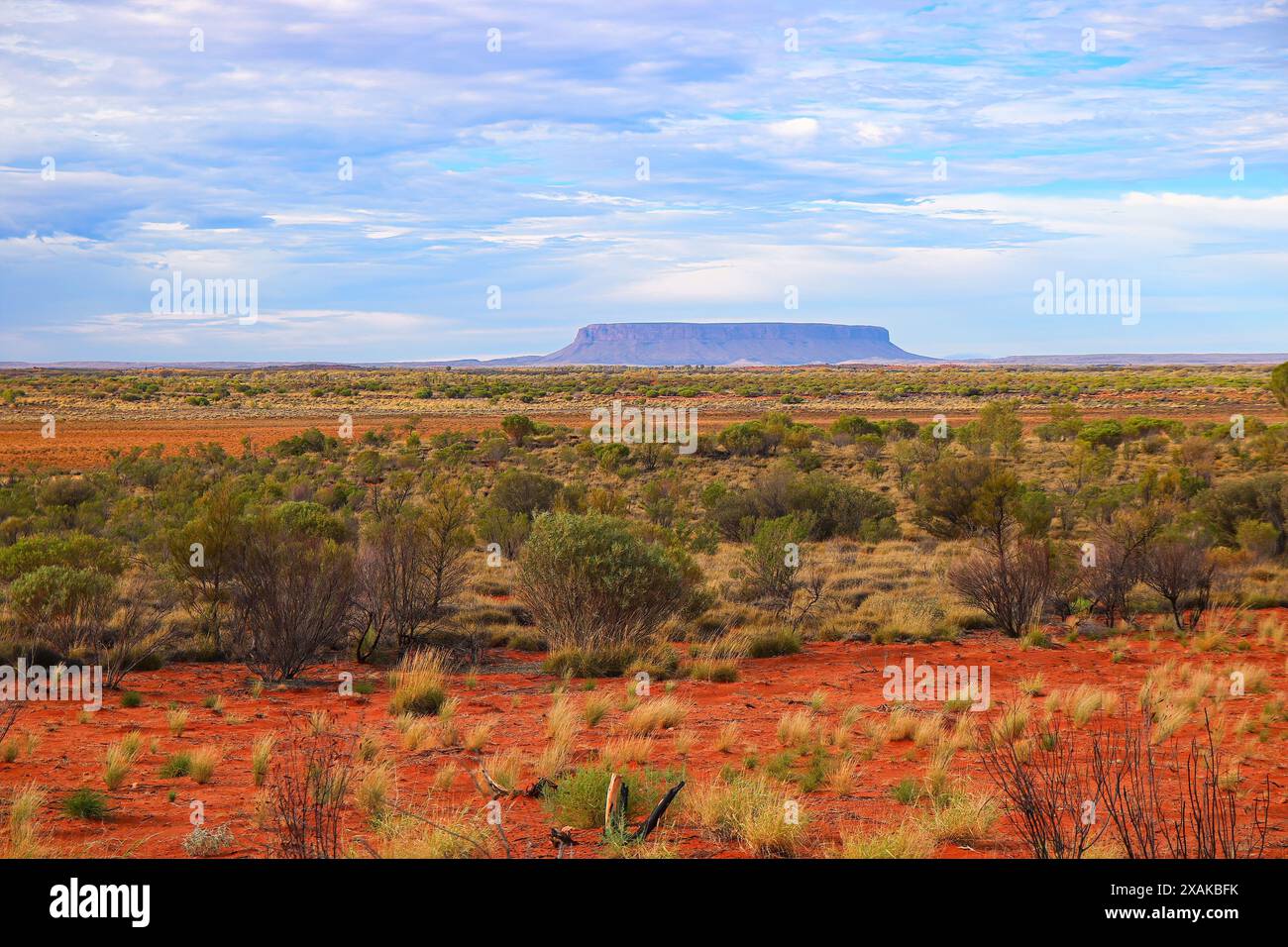 Mount Conner aka Fooluru in the desert plains of the Red Center of ...