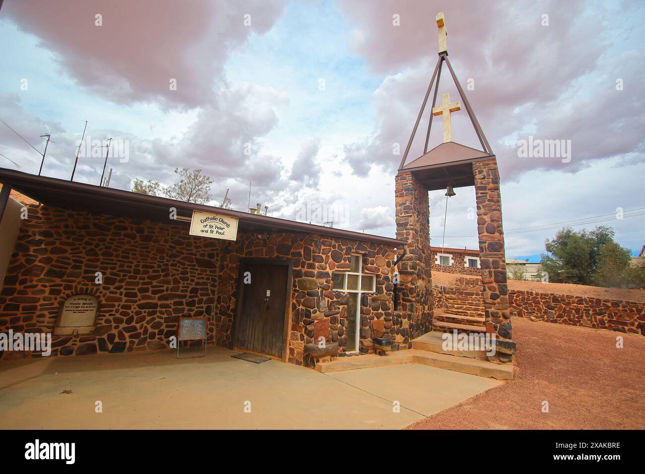 Underground Catholic Church of Saint Peter and Saint Paul in Coober ...