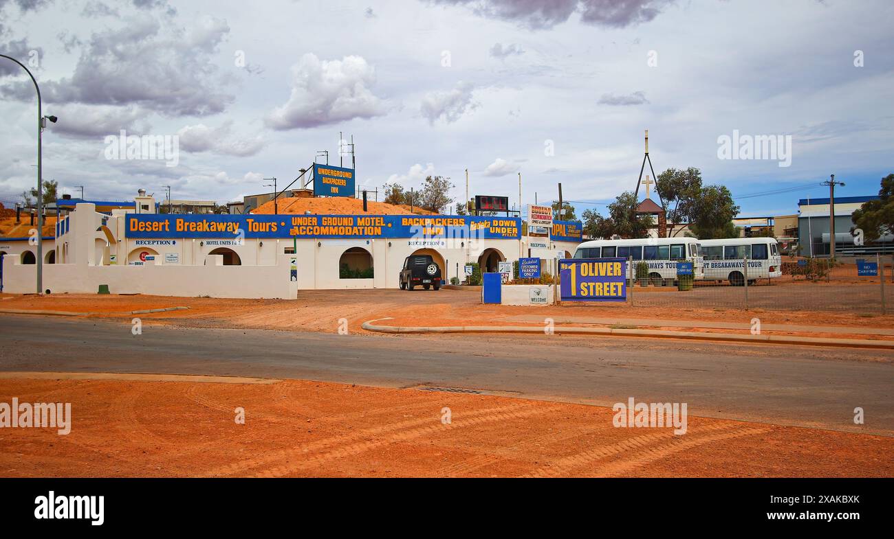 Underground Backpackers Inn on Oliver Street in the opal mining town of ...