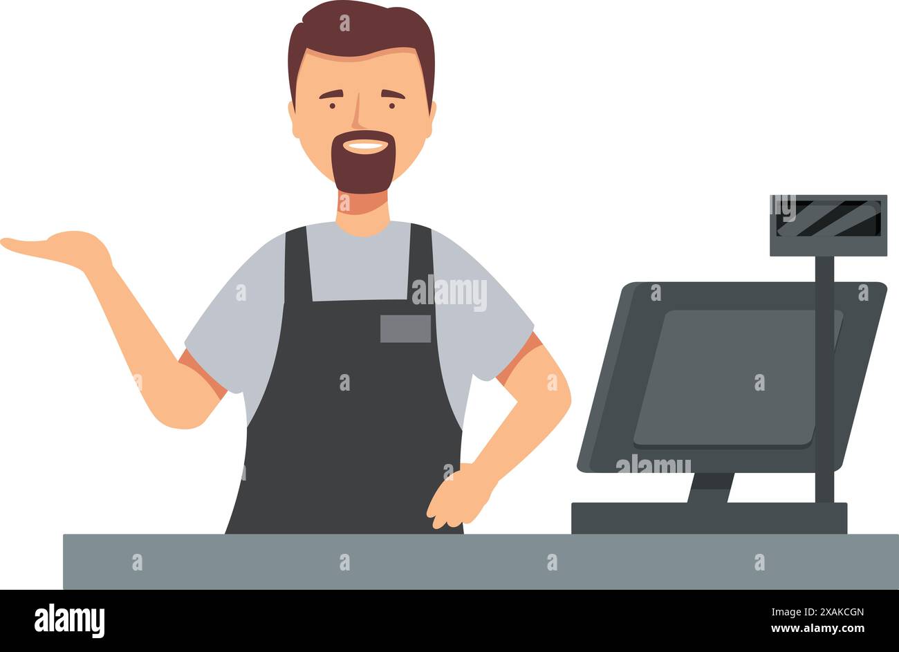Hand in the cash register Cut Out Stock Images & Pictures - Alamy