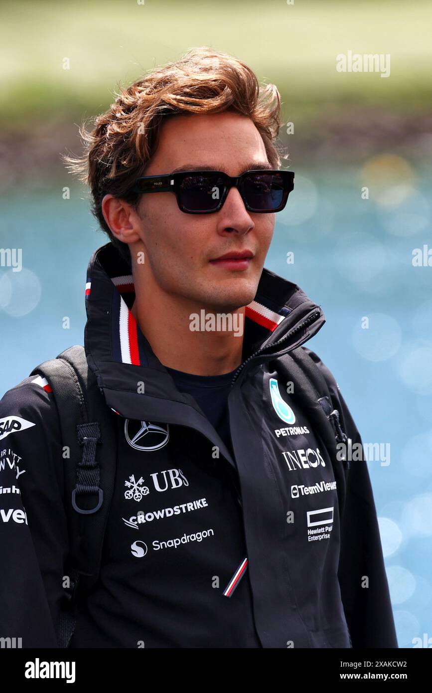 Montreal, Canada. 07th June, 2024. George Russell (GBR) Mercedes AMG F1 ...