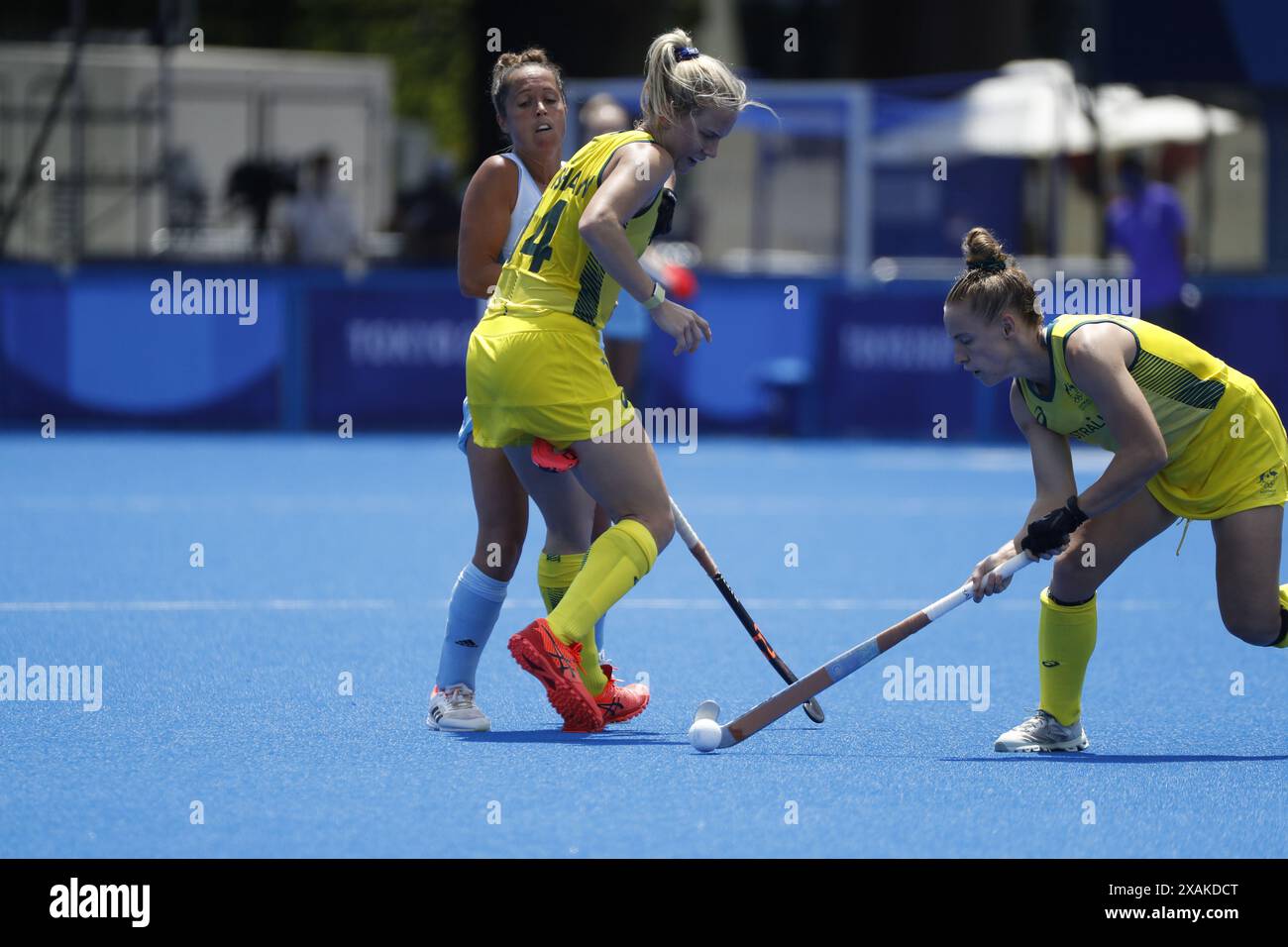 Tokyo - Japan, July 13, 2024, field hockey athletes, during the Olympic ...