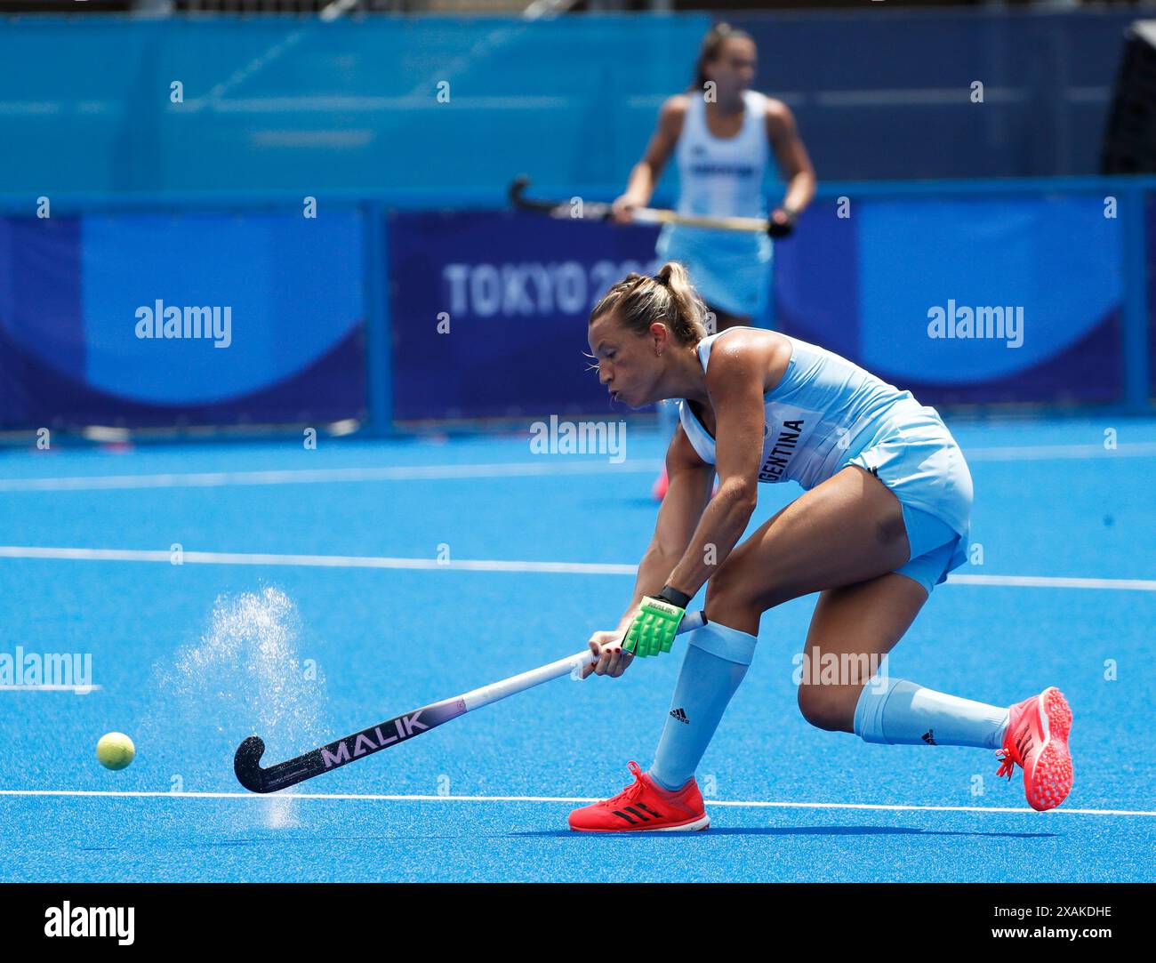 Tokyo - Japan, July 13, 2024, field hockey athletes, during the Olympic ...