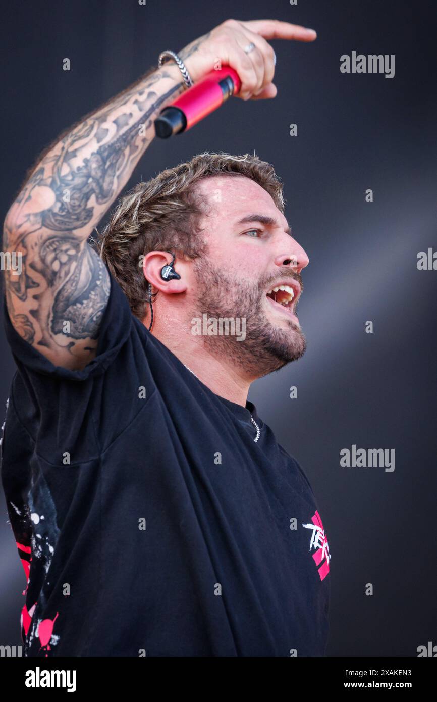 Nuremberg, Germany. 07th June, 2024. Nico Sallach from the German band ...