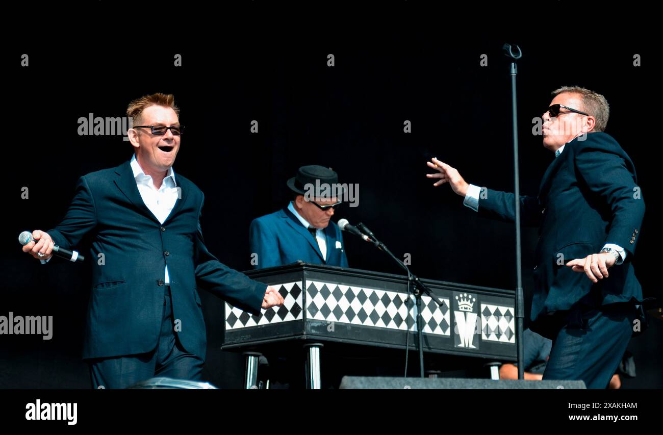 Chas Smash, Mike Barson and Suggs - Madness, V2012, Hylands Park ...