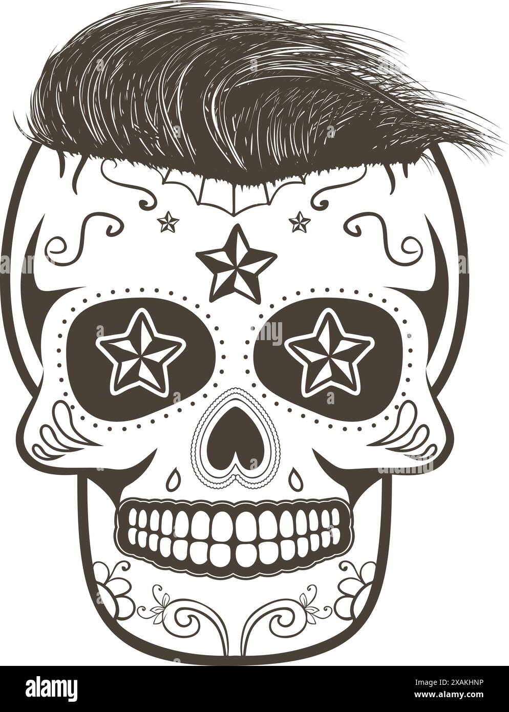 Sugar Skull Design Template Easy Sugar Skull Art For The Day Of The