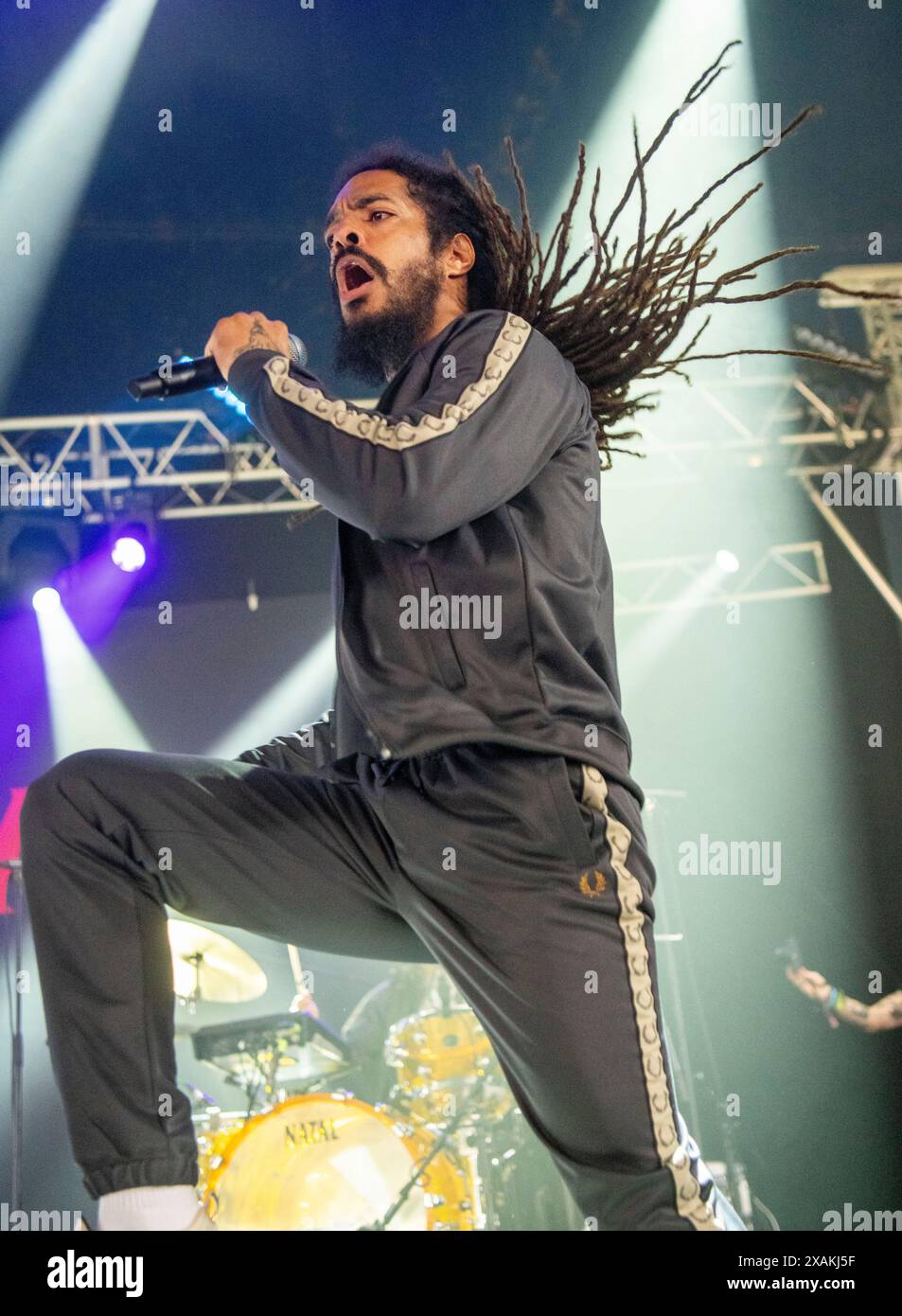 bob vylan preforming at the Slam dunk festival 2024 ,Hatfield Park ...