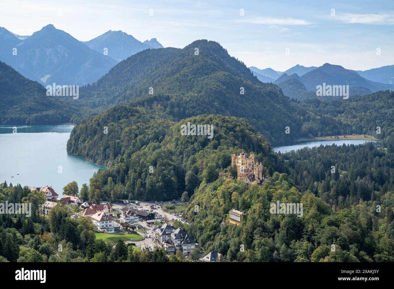 Europe, Germany, Southern Germany, Bavaria, Füssen, Hohenschwangau ...