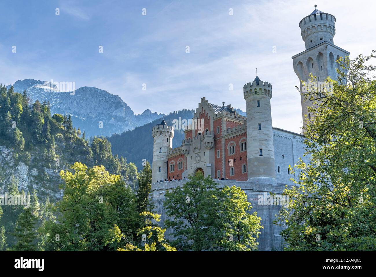 Europe, Germany, Southern Germany, Bavaria, Füssen, View of ...