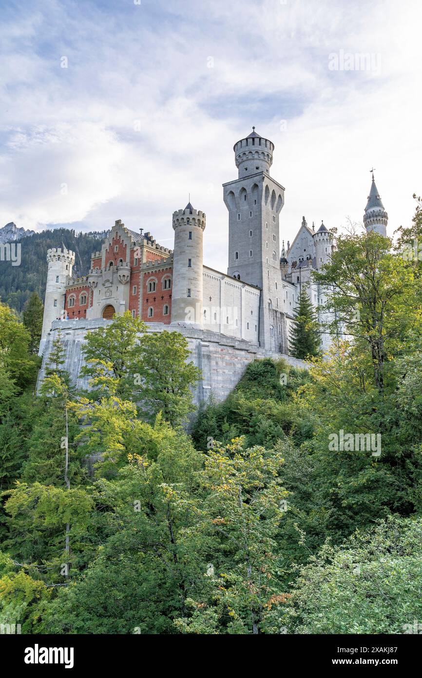 Europe, Germany, Southern Germany, Bavaria, Füssen, View of ...