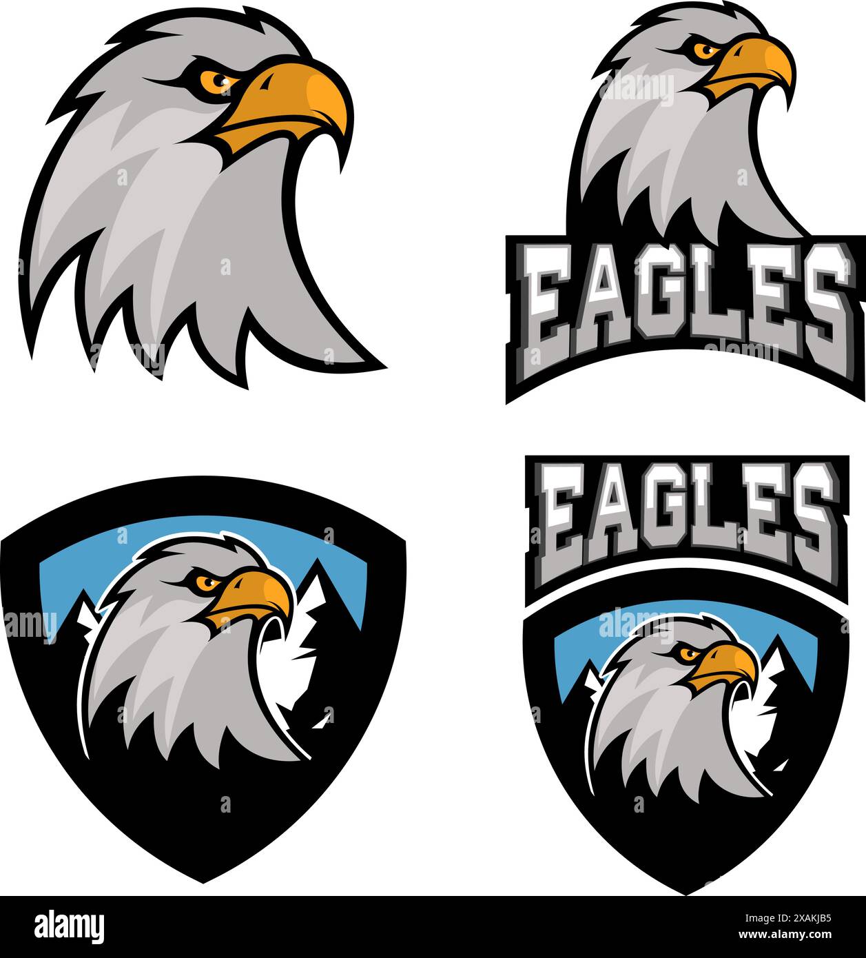 Eagles logo hi-res stock photography and images - Alamy