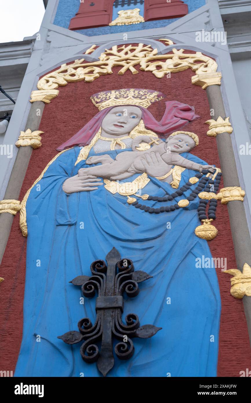 Saint Mary, patron saint of the Blackheads, 14th century brotherhood ...