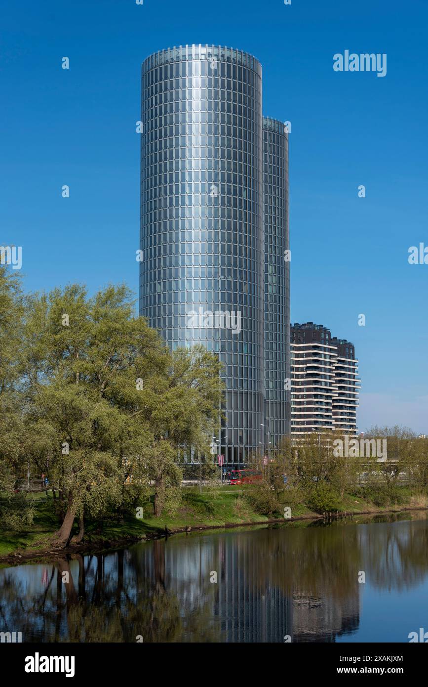 Zunda Towers, residential complex, Riga, Latvia Stock Photo - Alamy