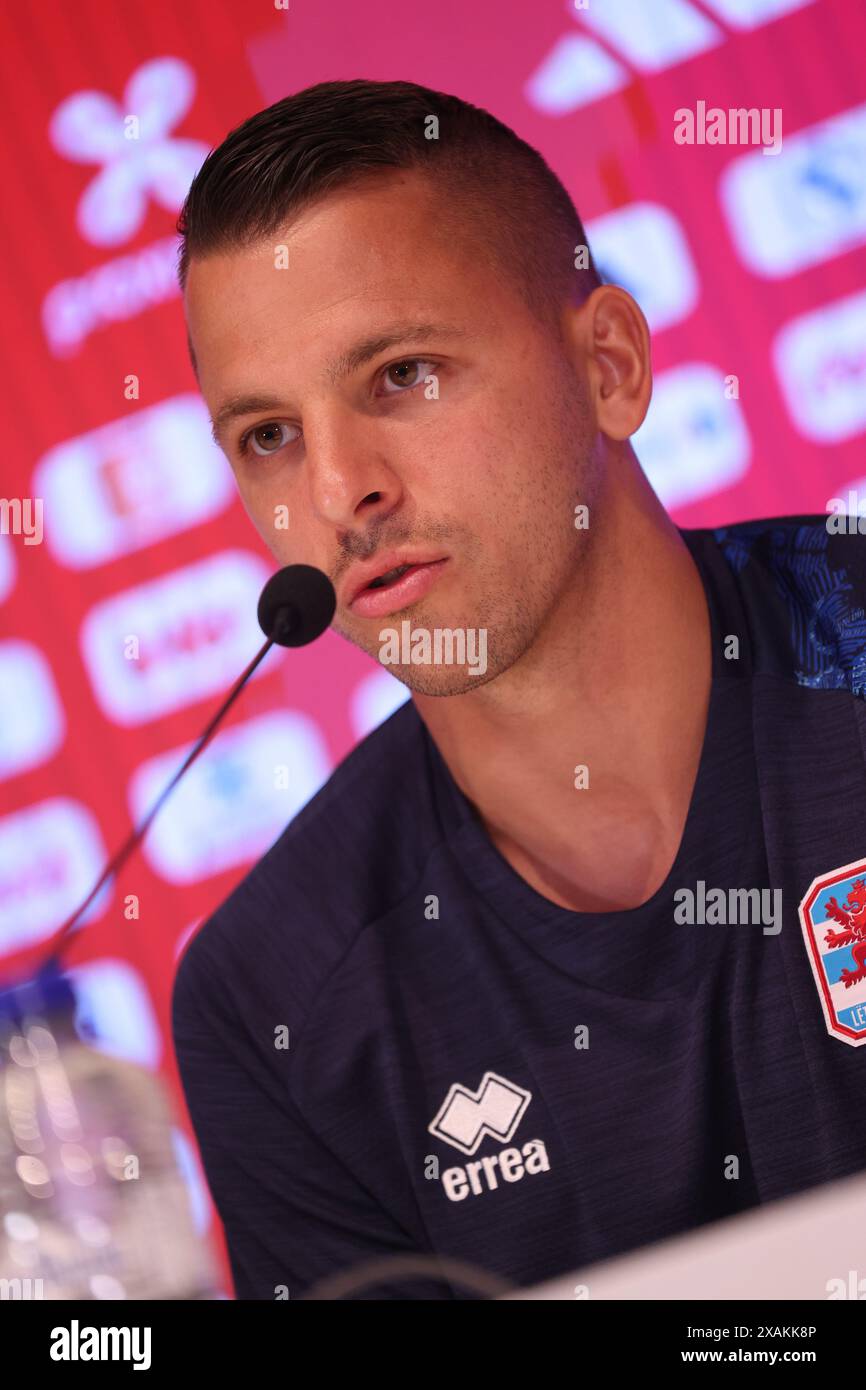 Brussels, Belgium. 07th June, 2024. Luxembourg's goalkeeper Anthony ...