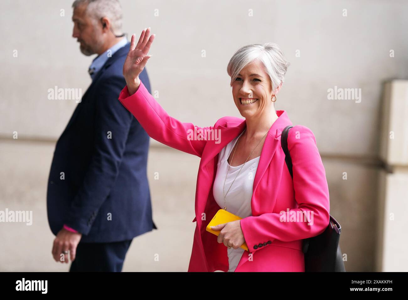 Liberal Democrat deputy leader Daisy Cooper arrives to take part in the ...