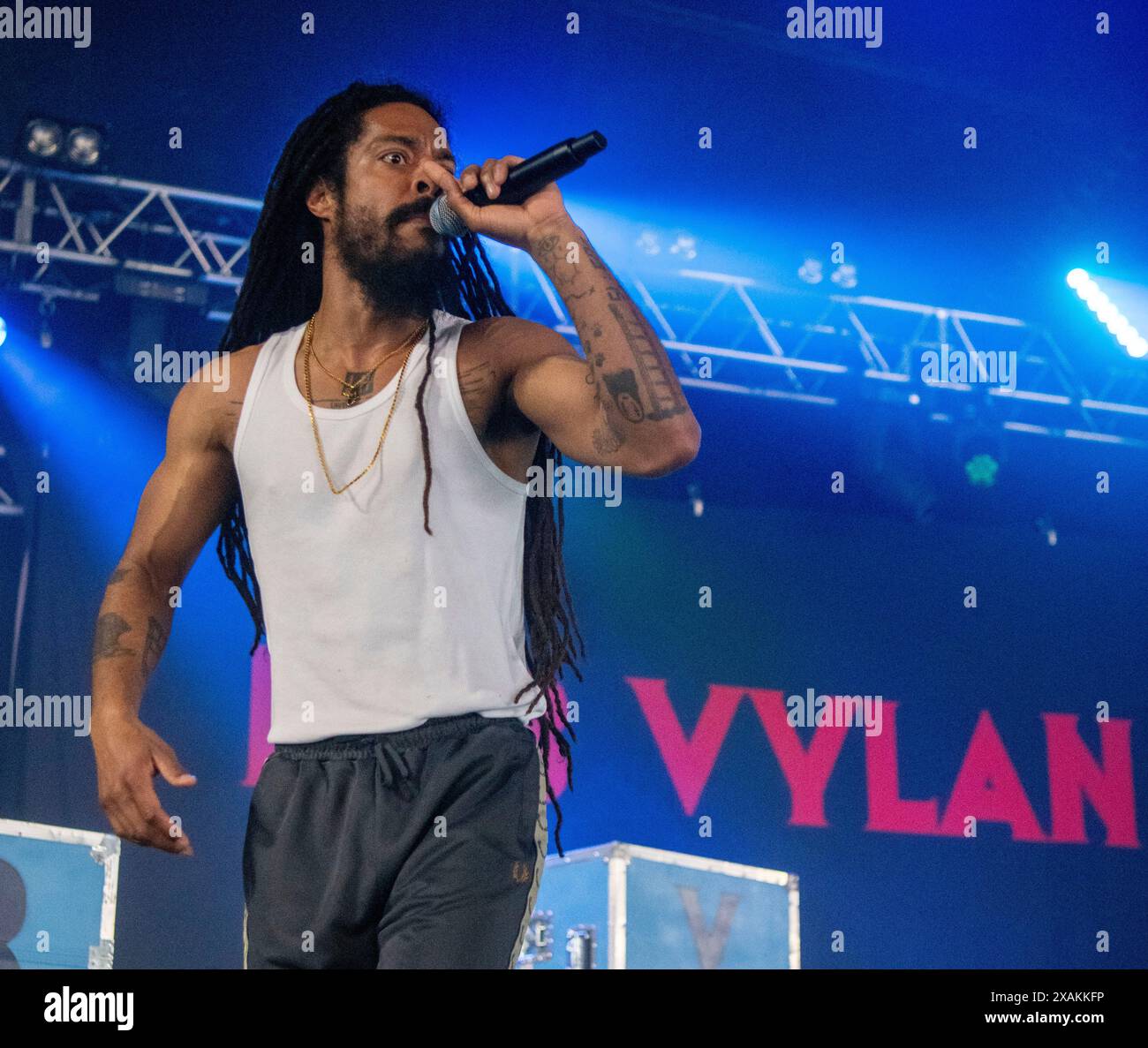 bob vylan preforming at the Slam dunk festival 2024 ,Hatfield Park ...